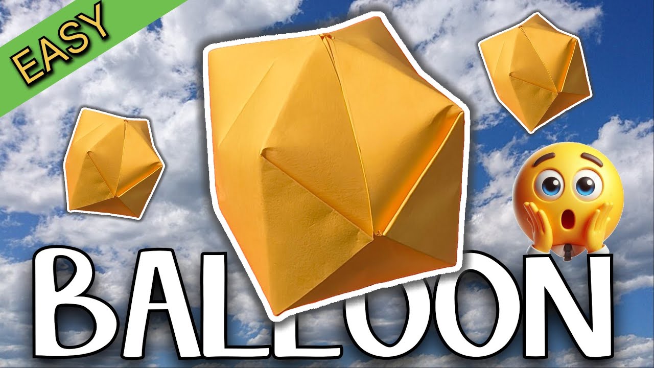 Origami Balloon | How To Make A Paper Balloon |World of Origami | - YouTube