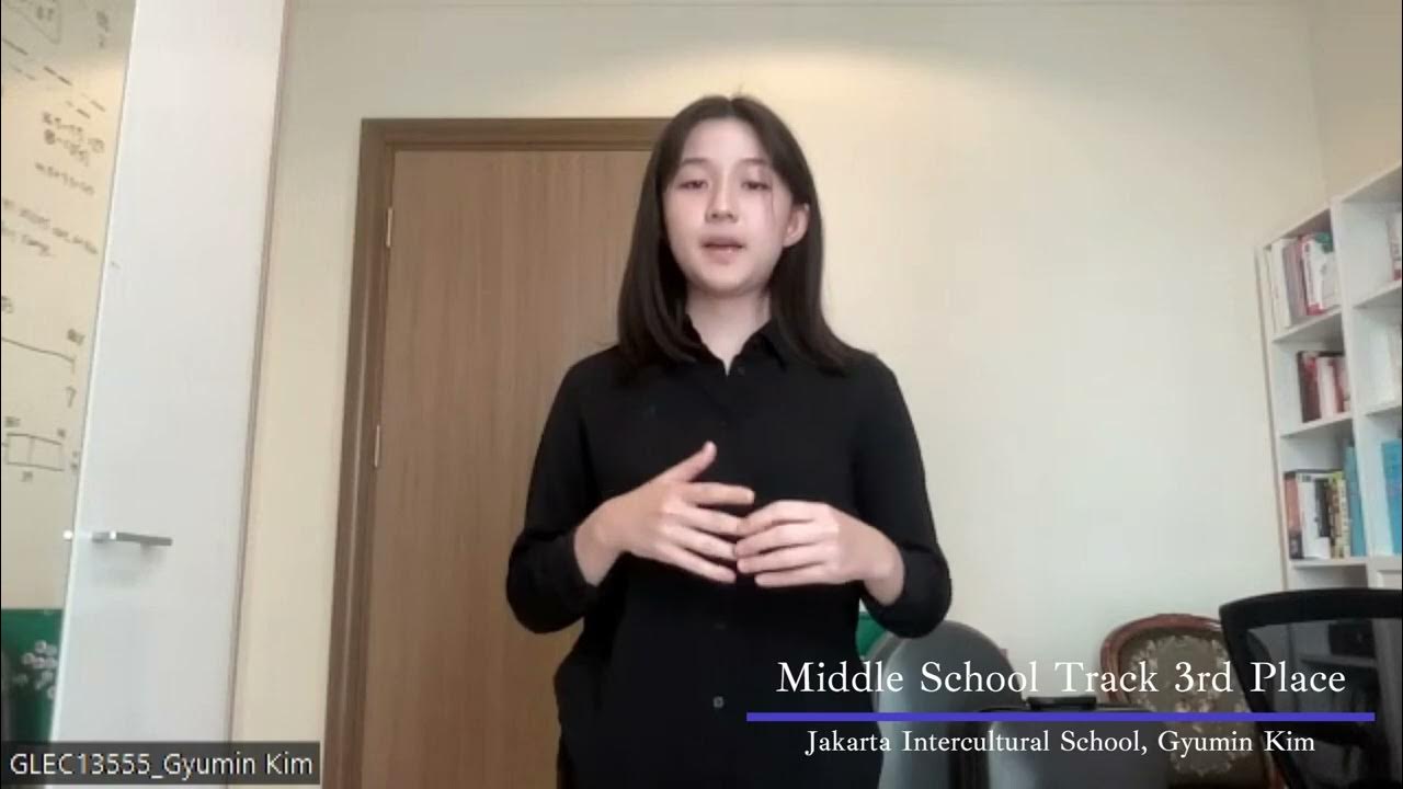 [GLEC] 2023 Middle School Track · 3rd Place · Gyumin Kim - YouTube