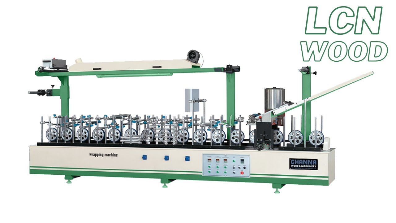 profile wrapping machine veneer - YouTube