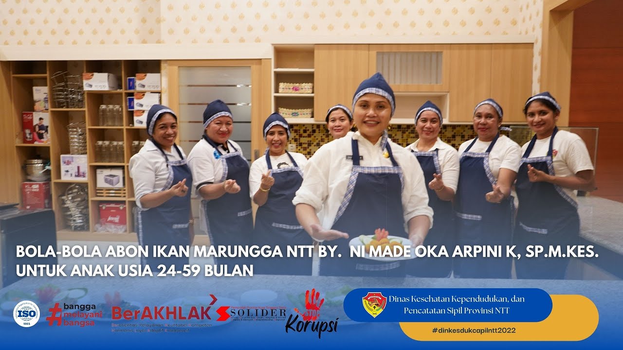 MENU KE 3 BOLA-BOLA ABON IKAN MARUNGGA NTT || BY. Ni Made Oka Arpini K ...
