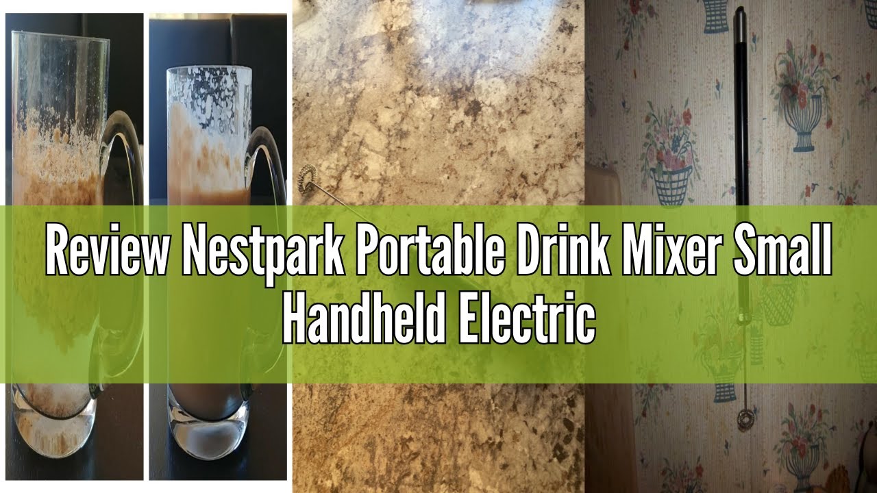Review Nestpark Portable Drink Mixer Small Handheld Electric Stick ...