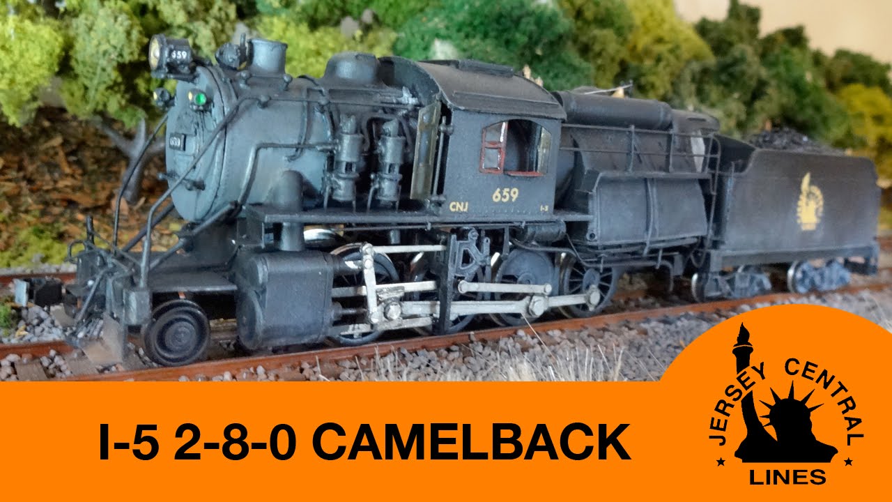 Kitbashed Central Railroad of New Jersey I-5 - YouTube