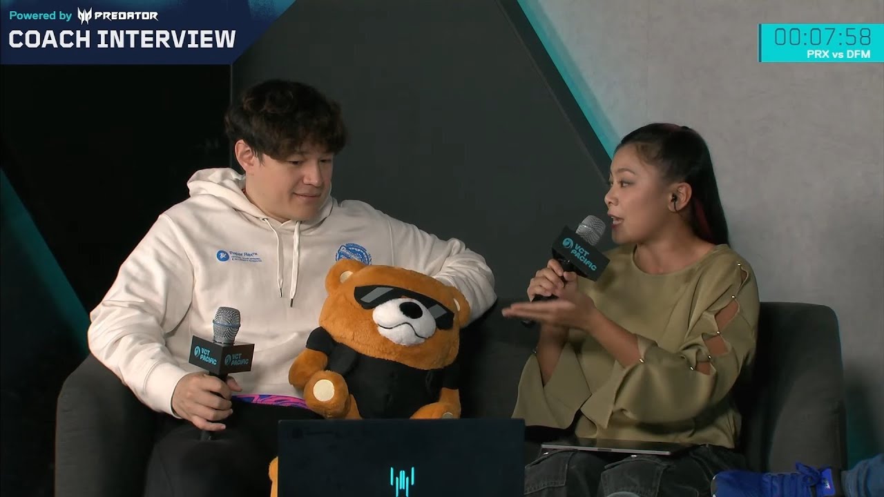 Coach Alecks Pre Match Interview | VCT Valorant Pacific Stage 2 - YouTube