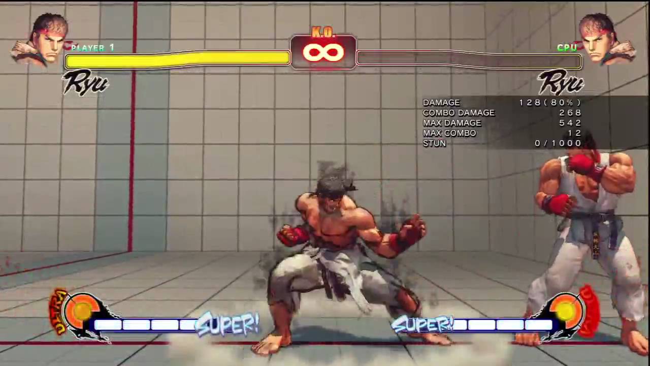 Street fighter SF4 Focus Attack Dash Cancel & anti air training - YouTube