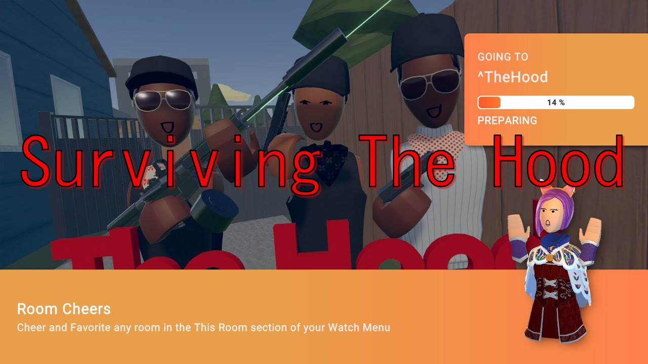 Surviving in Rec Room's The Hood - YouTube