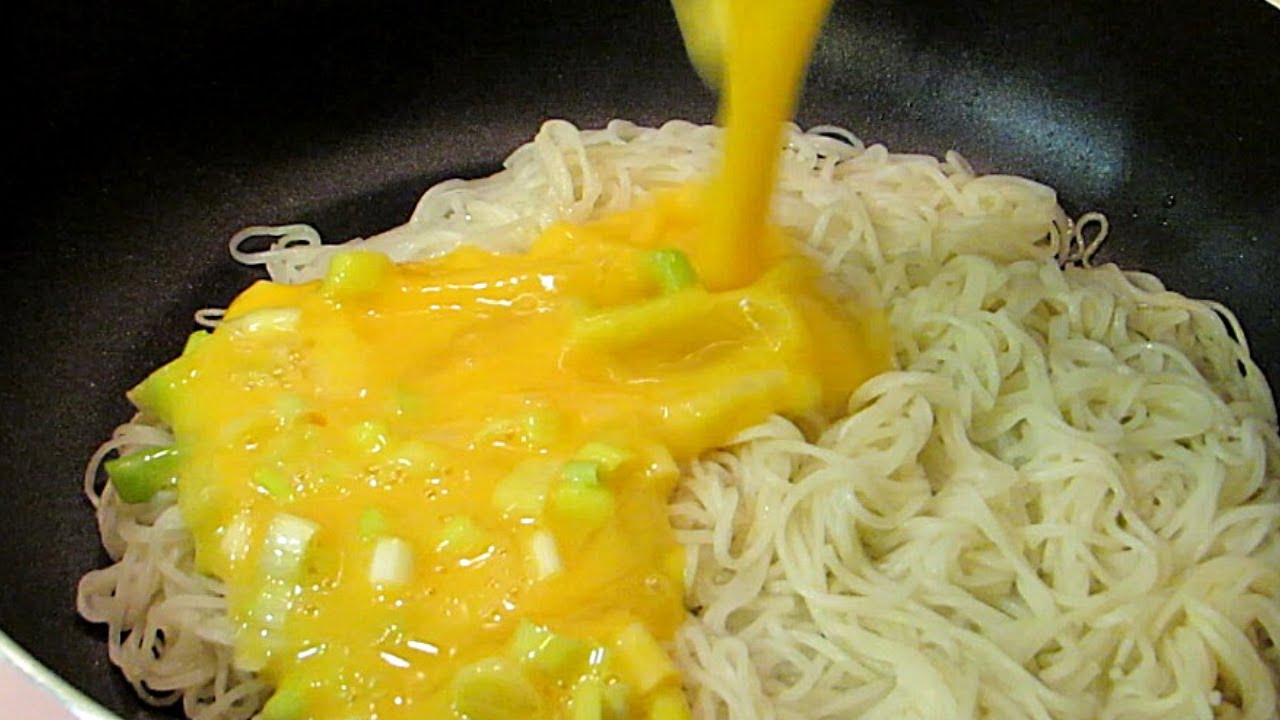 Simple Meal,Crispy Noodles Pancake│Nice Late Night Snacks│Noodles ...