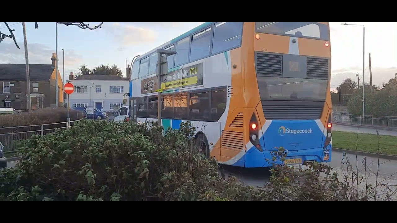 12 March 2025 Stagecoach X3 bus Sittingbourne Canterbury Service - YouTube