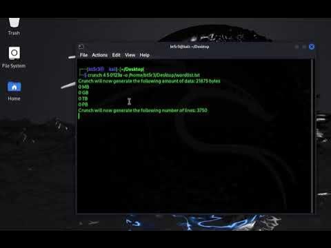 how to create your own wordlist on kali Linux - YouTube