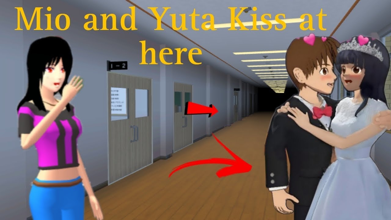 Mio and Yuta kissing at here |SAKURA school samulator - YouTube