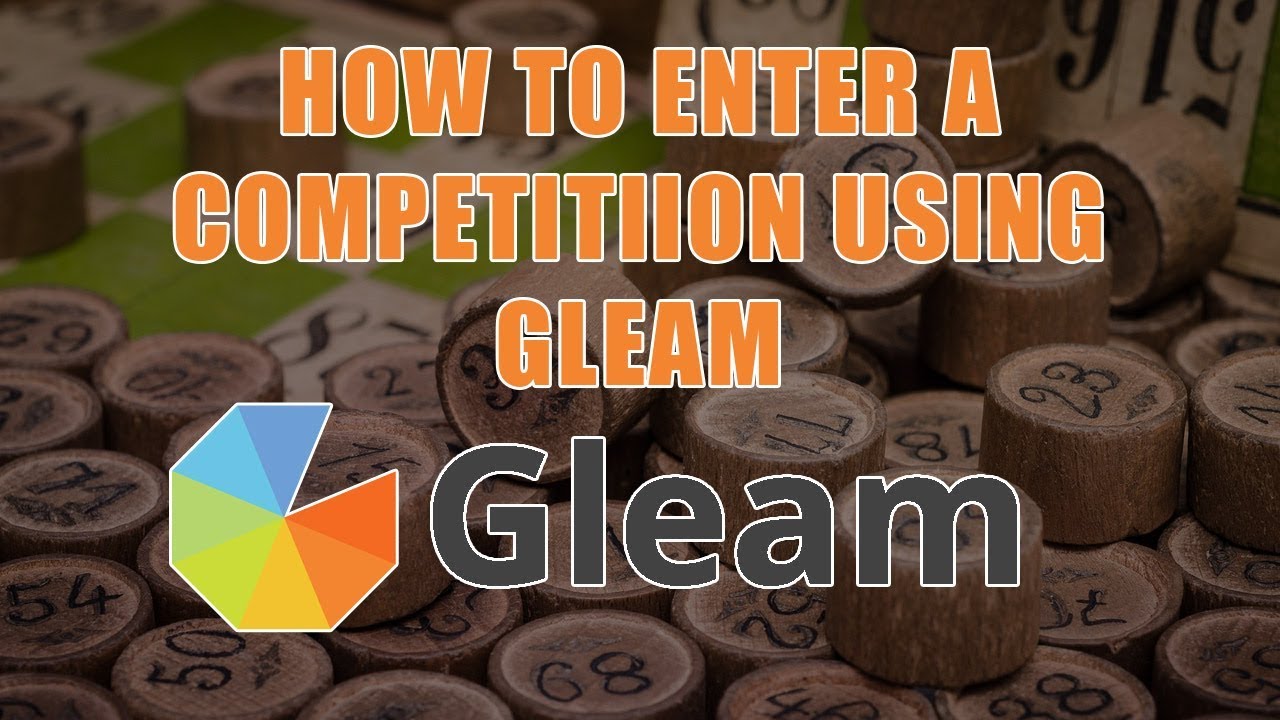 How to enter a competition using gleam - YouTube