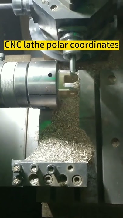 CNC lathe polar coordinate #cncturning #lathe - YouTube