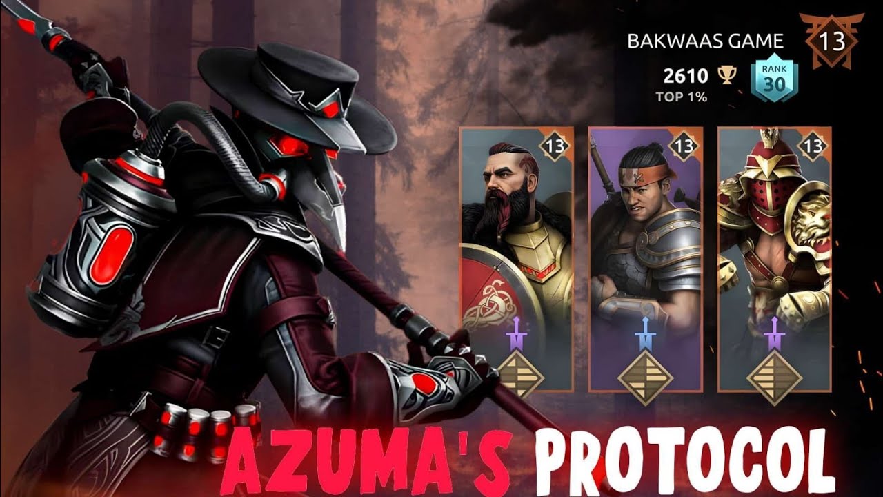 "Dam!"Azuma is just so amazing in rank 😍(Azuma domination in 3v3 rank 🔥 ...