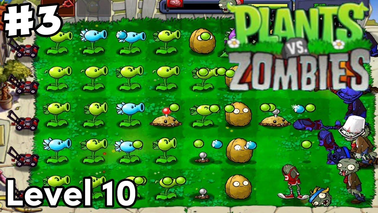 Pembantaian Zombie Dari Tanaman|Plants Vs Zombies Part 3 - YouTube