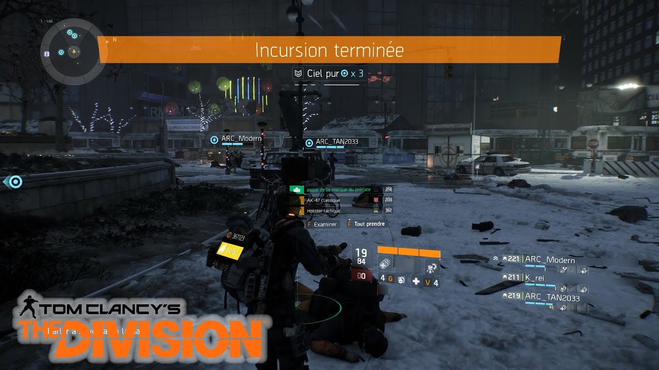 The Division: - Mission "Ciel Pur" Réussie façon Speed Run - YouTube