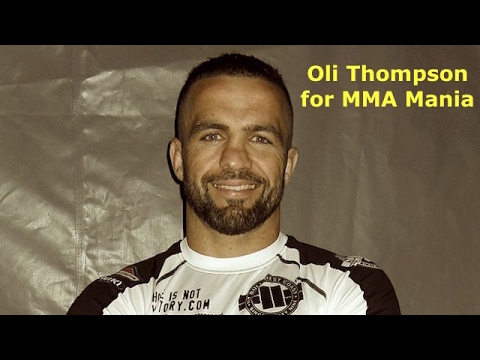 Oli Thompson Interview Before Cheick Kongo for MMA Mania - YouTube
