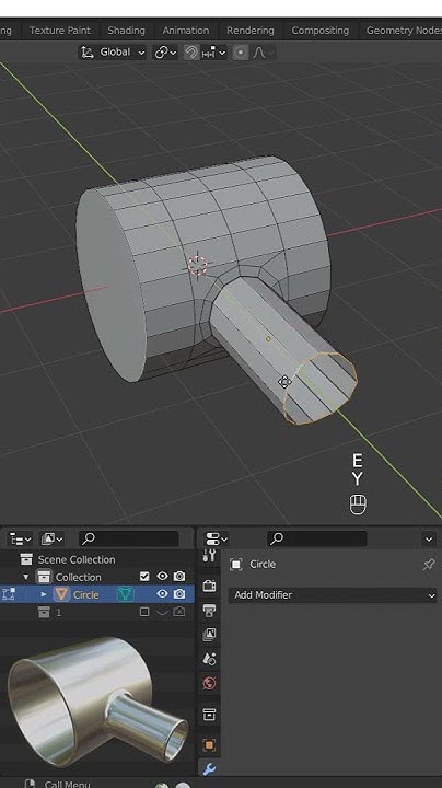 Shrinkwrap and Hard Surface modeling in Blender - YouTube