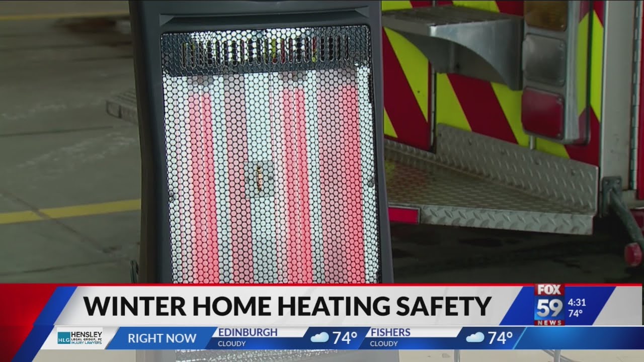 Winter home heating safety tips - YouTube