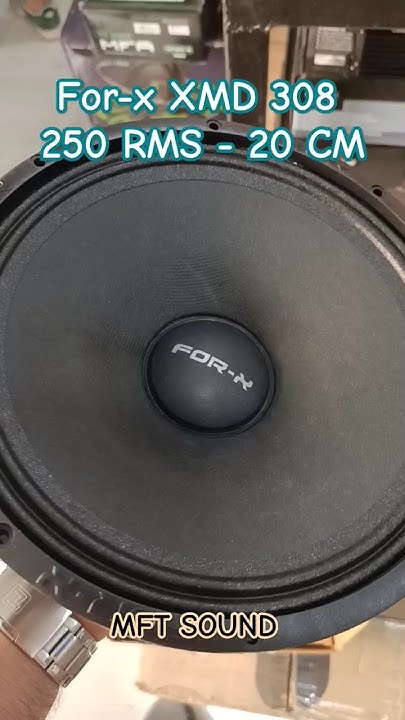 For-x xmd 308 - 250 RMS - 20 CM #forx #forxxmd308 #forx308 #midrange #mobass #jameson #mftsound ...