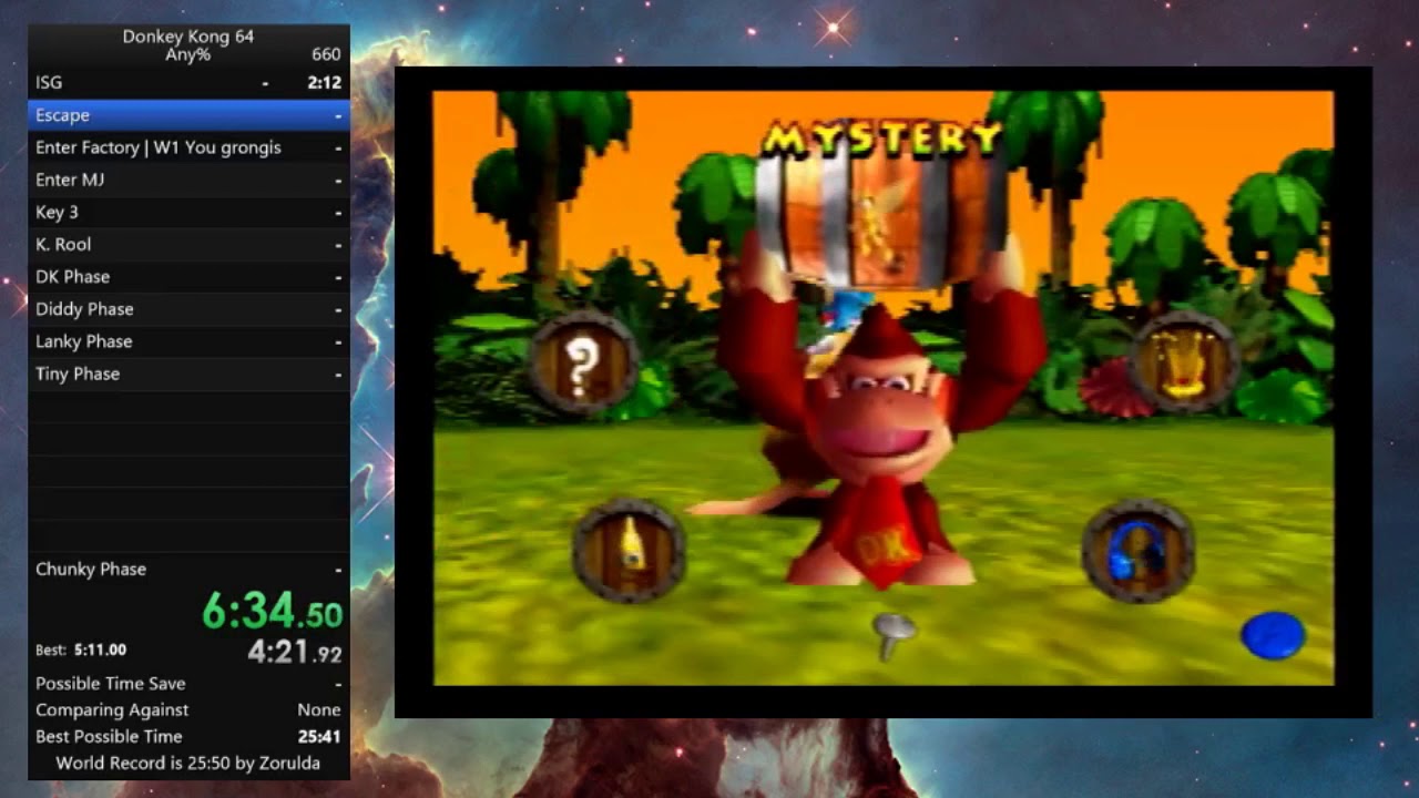 DK64 Any% in 25:56 | The second ever sub 26 on N64! - YouTube