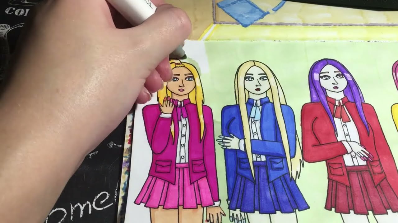 DRAWING #177 | SPEEDPAINT WITH SKETCH MARKERS - YouTube