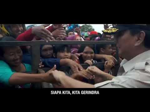 Siapa Kita, Kita Gerindra #indonesiaraya #gerindramenang - YouTube