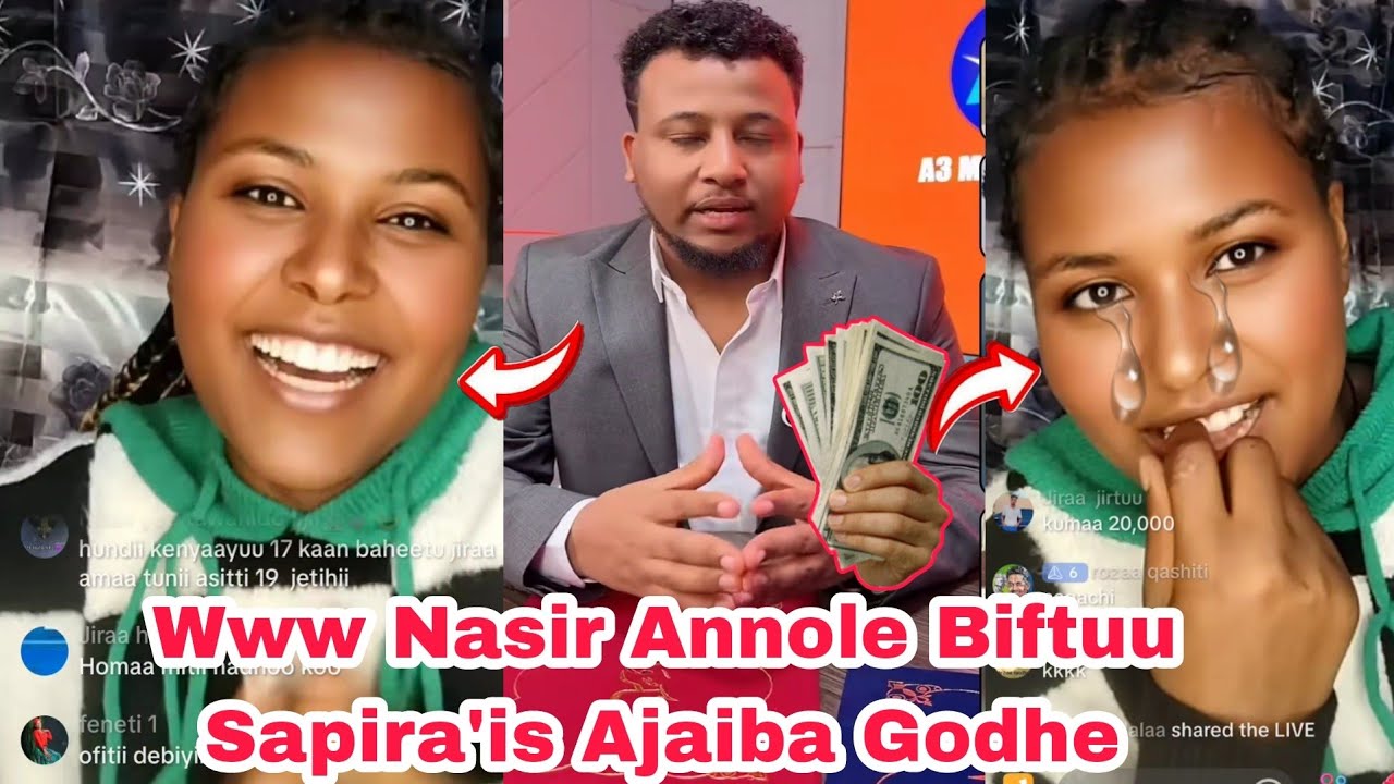 Biftuu Nasir Annole Sapira'is Ajaiba Godhe Bayyee Gamade Jate Bote Live Iraati Galtoma Nasir ...