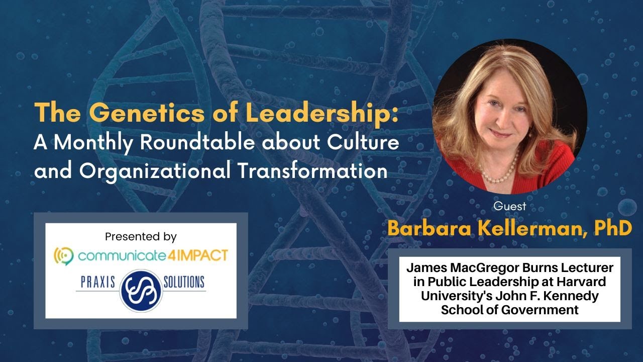 Harvard Kennedy School's Barbara Kellerman on Professionalizing Leadership - YouTube