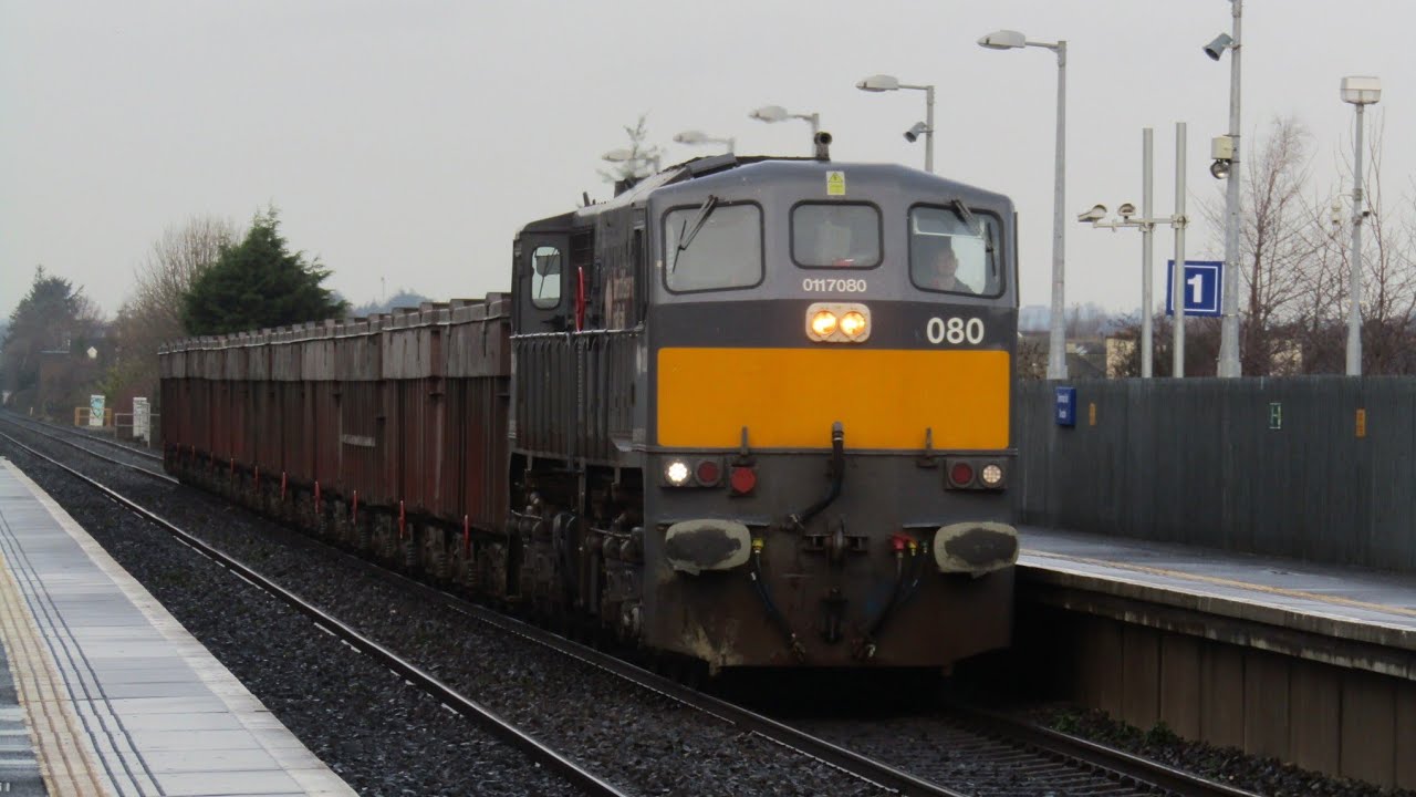 Irish Rail 071 Class Loco Number 080 On A Tara Mines - Donabate, Dublin ...