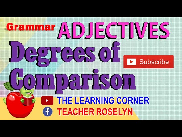 Degrees Of Comparison Rules And Examples With Exercises, 51% OFF Degrees Of Comparison Rules And Examples With Exercises, 51% OFF