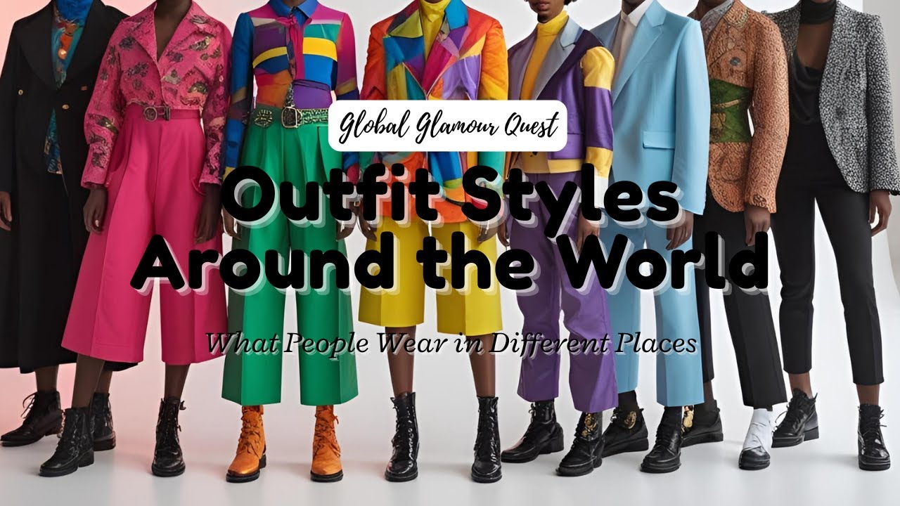 Outfit Styles Around the World 🌍 | What People Wear in Different Places ...