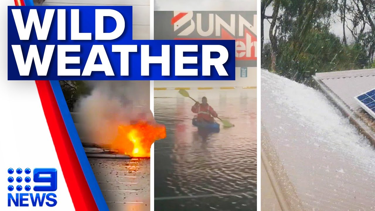 Perth experiences record drenching in wild weather | 9 News Australia ...