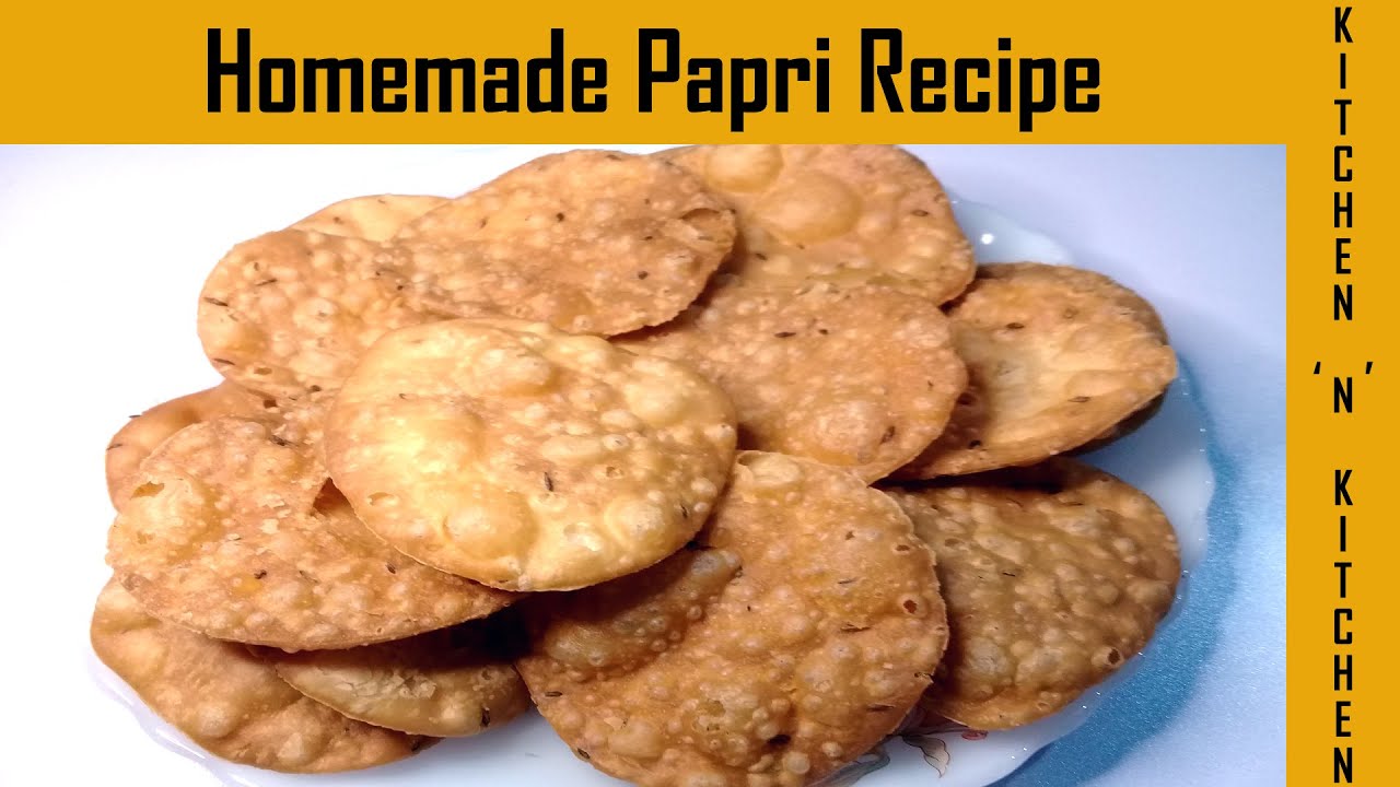 Homemade Papri Recipe || پاپڑی بنانے کا آسان طریقہ || Papri for Chaats ...