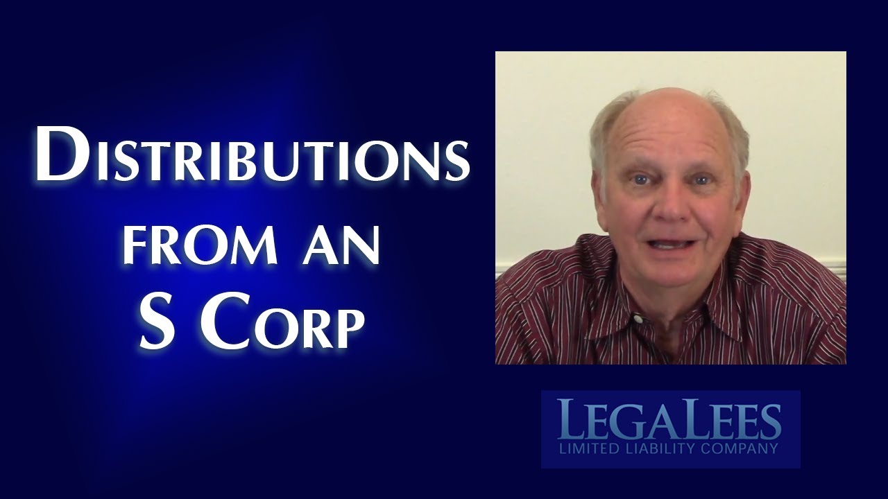 Taking Distributions from an S Corporation - YouTube