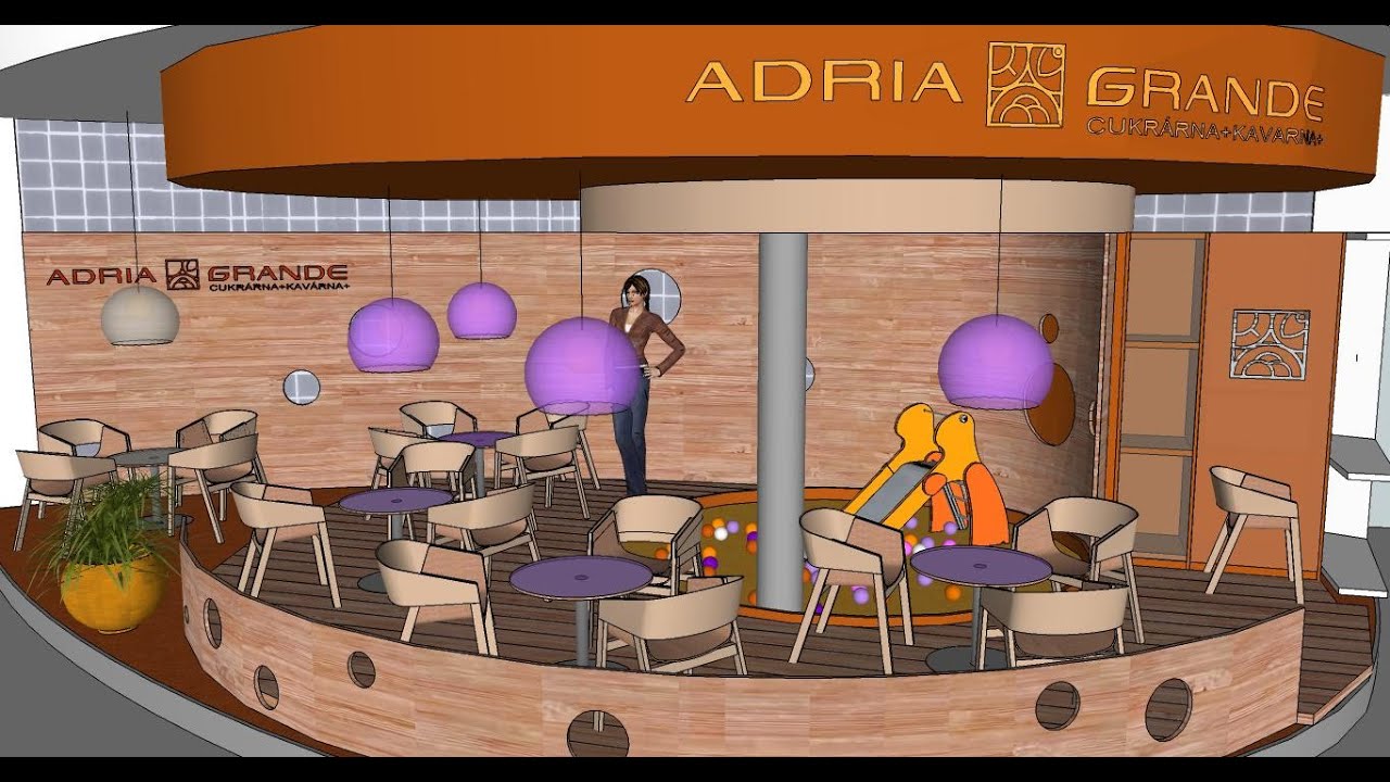 Animace prostor v OC Zlaté Jablko - Golden Apple Cinema - YouTube