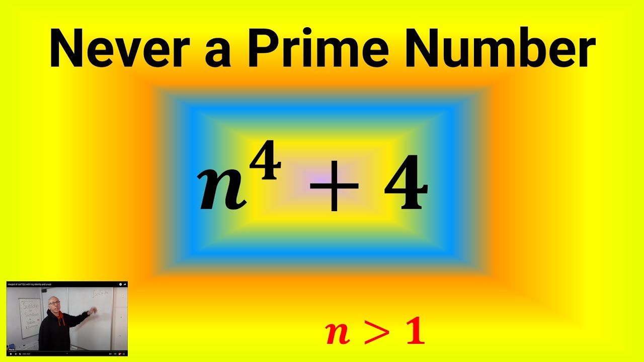 Is N 4 4 Ever A Prime Number YouTube
