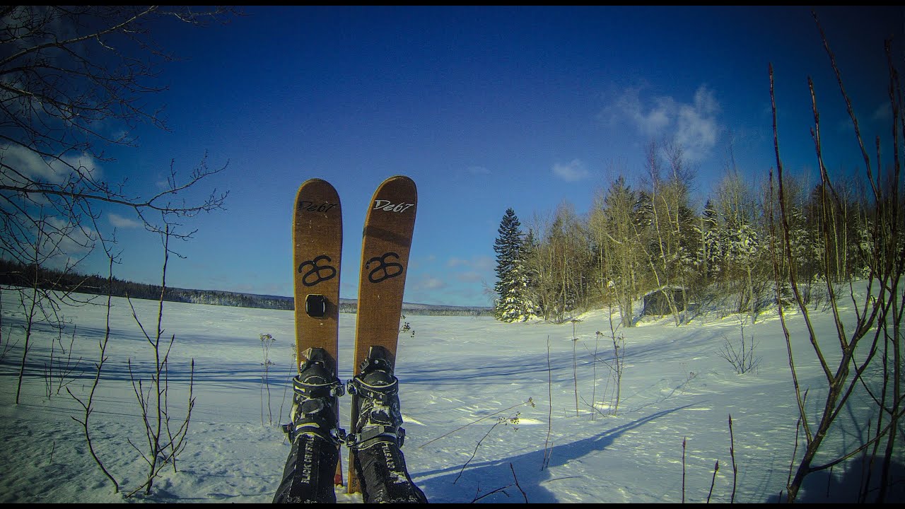FatSki In The Woods - Altai Hok Skis - YouTube