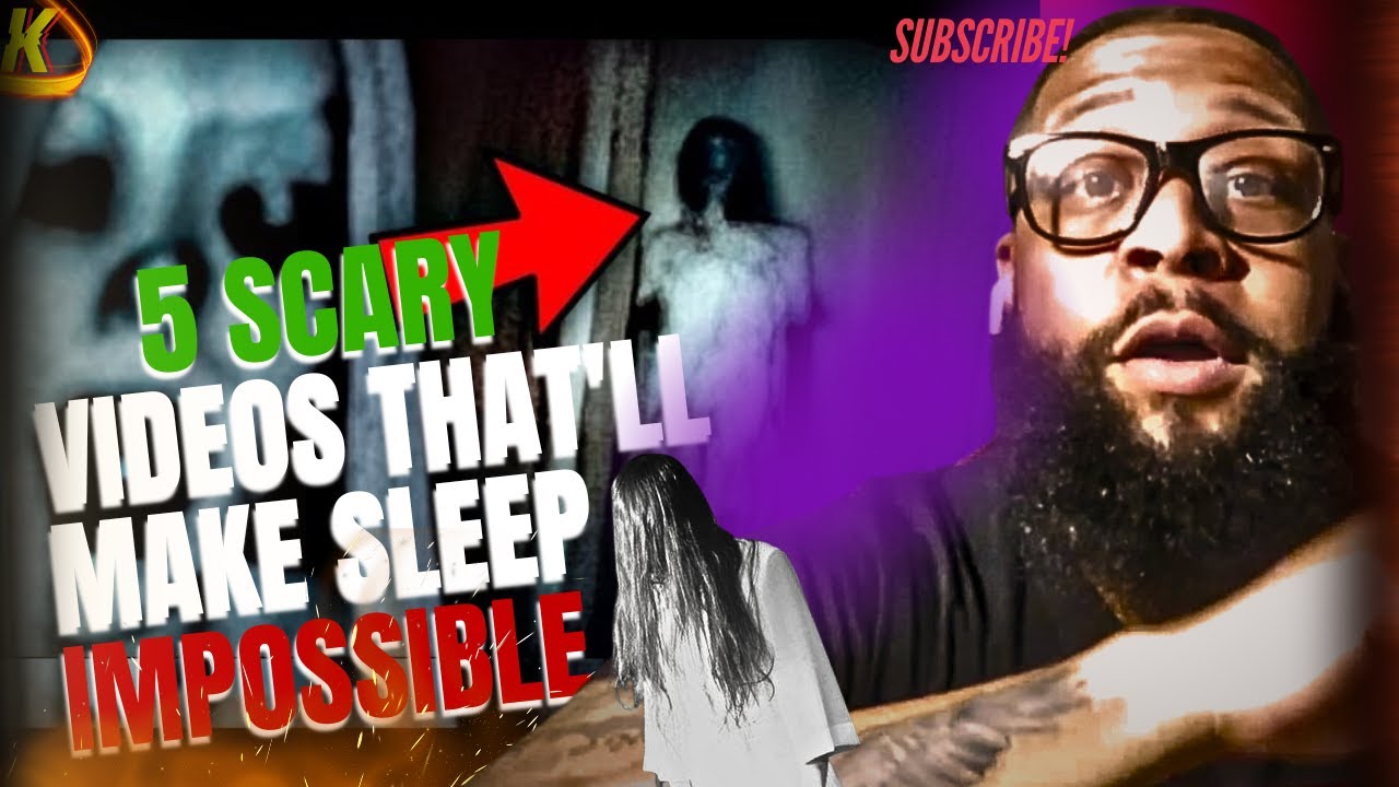 5 Scary Videos That'll Make Sleep IMPOSSIBLE | REACTION!!! - YouTube