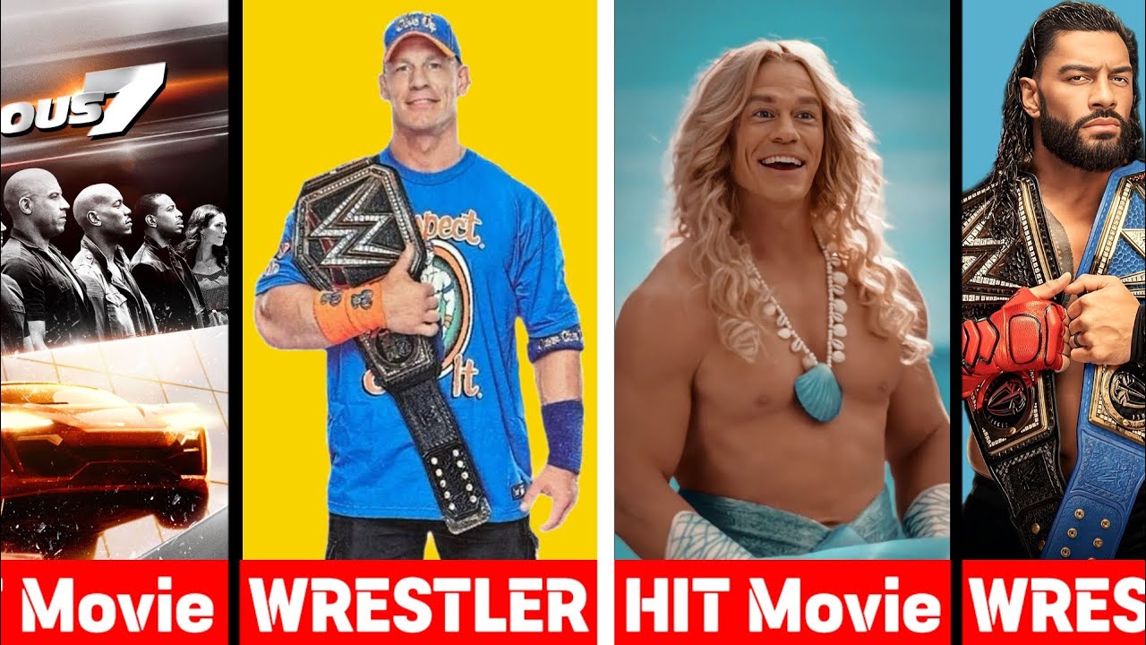 WWE Wrestlers and Their Superhit Movies | WWE Wrestlers Who Turned to ...
