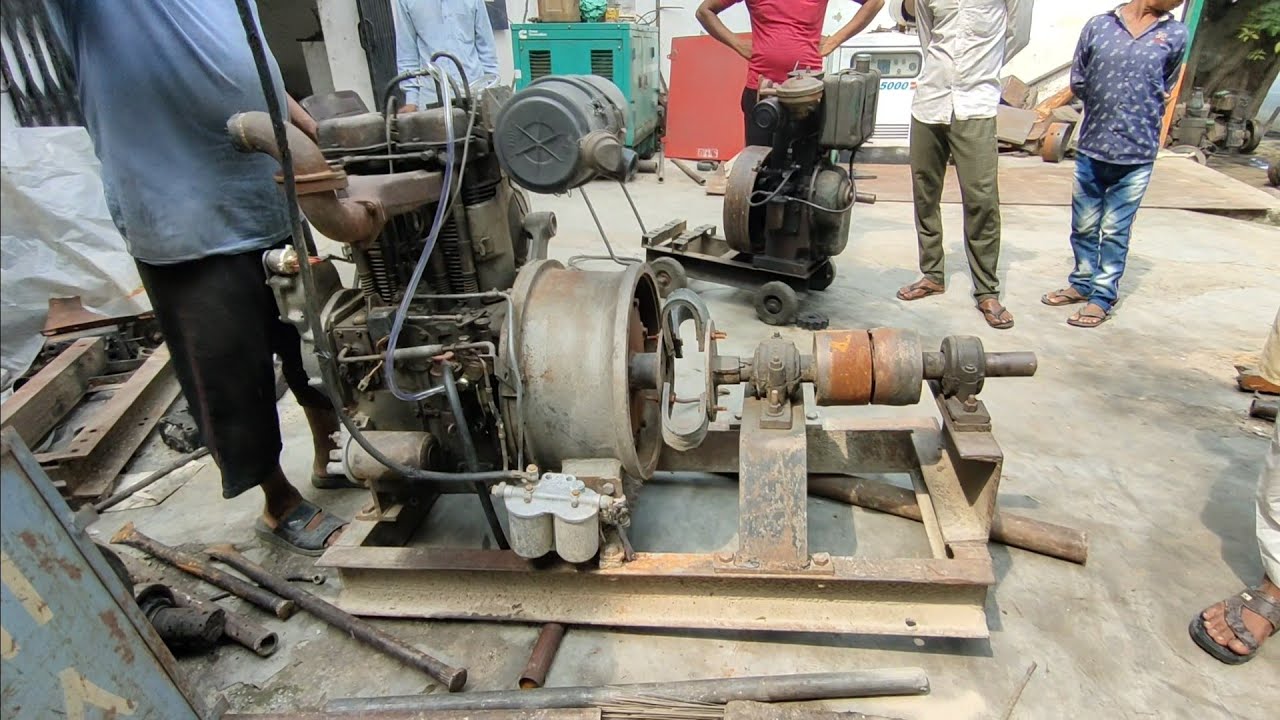 Eichar 2 cylinder engine | Best engine for sheller expeller wheat plant ...