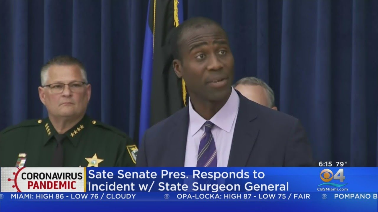 Florida Surgeon General Who Did Wear Mask To Meeting With Senator Asked ...
