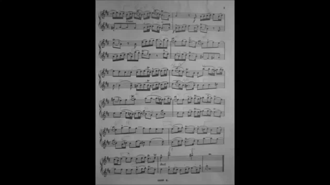 Jacques Aubert - 3ème suite pour deux flûtes - YouTube