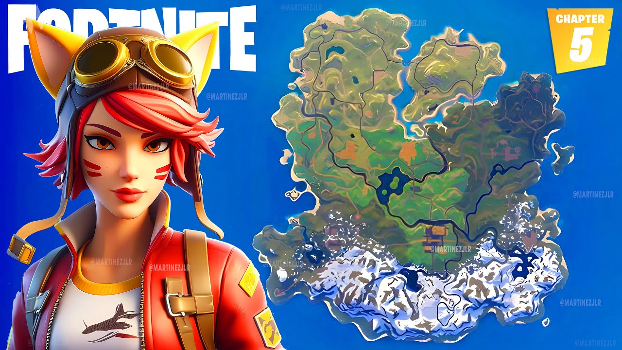 ️ ¡Oficial! FORTNITE FILTRO TODO EL CAPÍTULO 5 😱 (Mapa, Biomas, Eventos ...