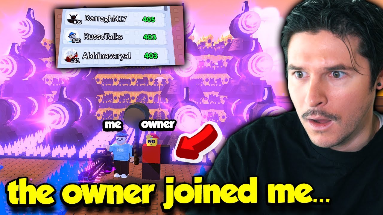 The OWNER JOINED ME In Roblox Build Ur Base... *I'M TOP 50 LEADERBOARD ...