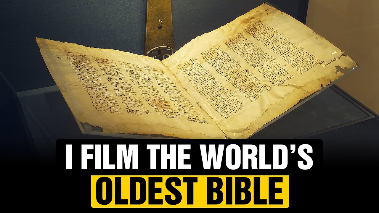 I film the world’s oldest Bible - YouTube