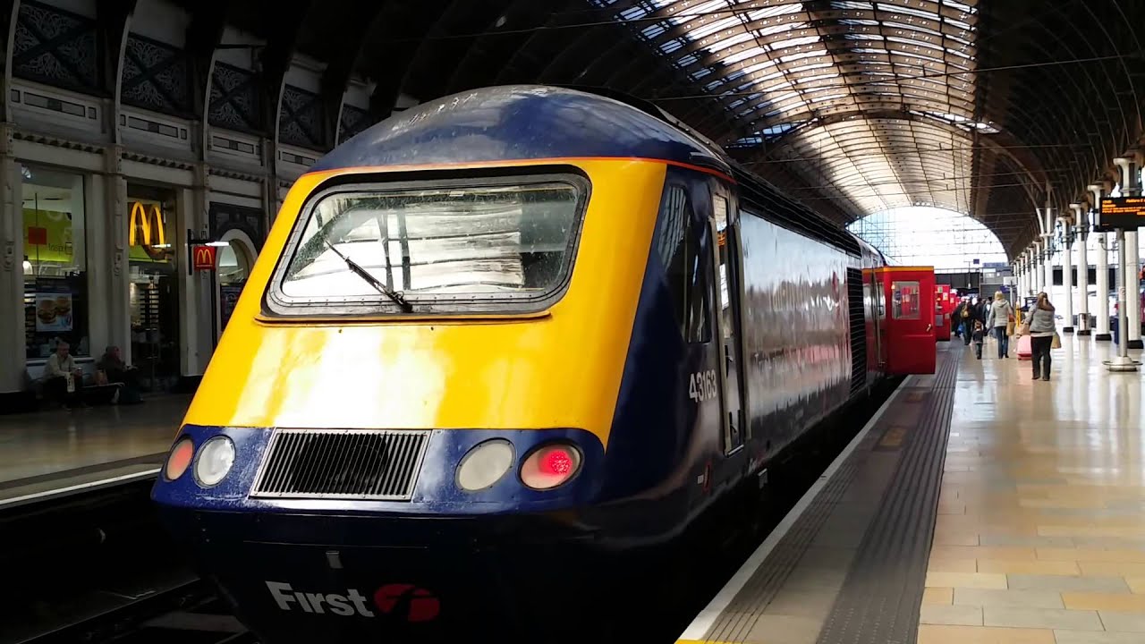 class 43 hst mtu engine start up - YouTube