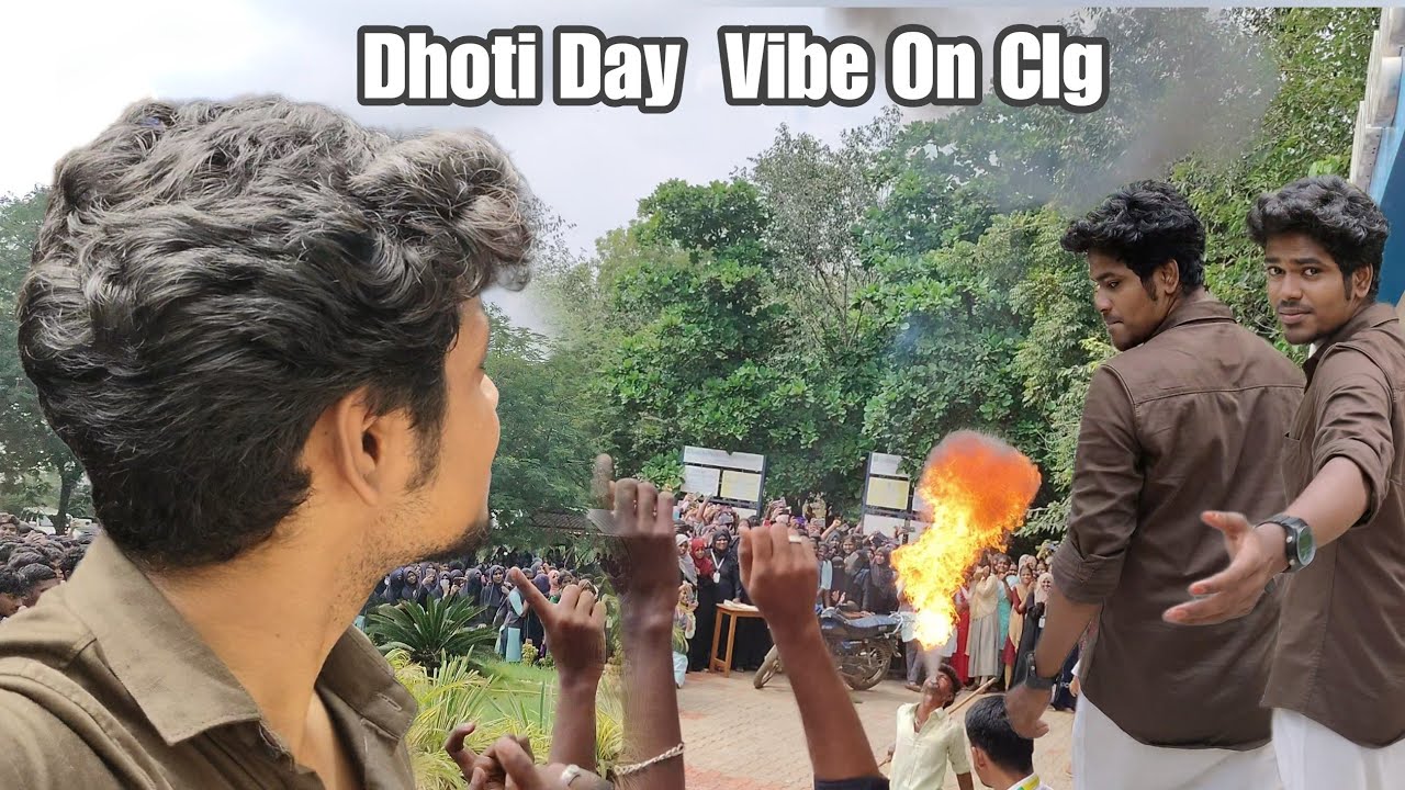 Dhoti Day Mini Clg Vlog 😉 Full Vibe Mode | it's Abdul Times On - YouTube