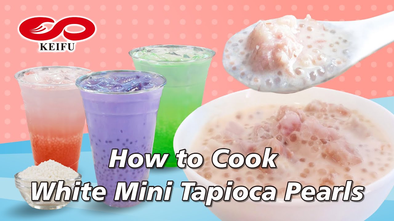 How to Cook White Mini Tapioca Pearls：Chewy texture every time 西谷米怎麼煮 ...