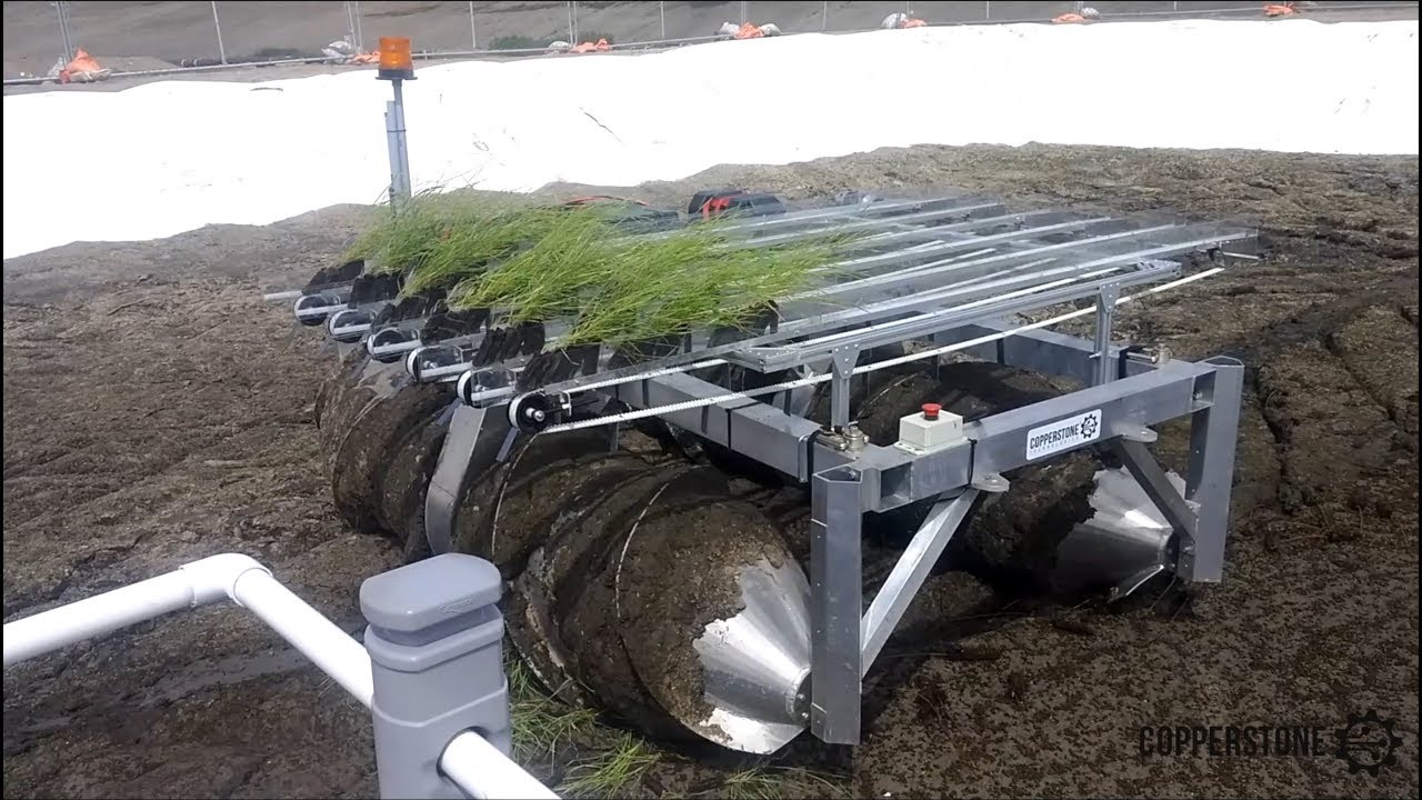 AR2 Amphibious Robot Demonstration - Site reclamation & Seed ...