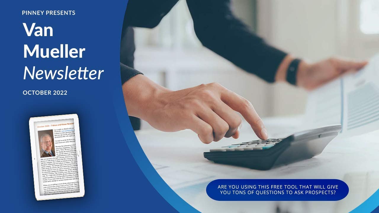 Van Mueller Newsletter October 2022 | Pinney Insurance - YouTube