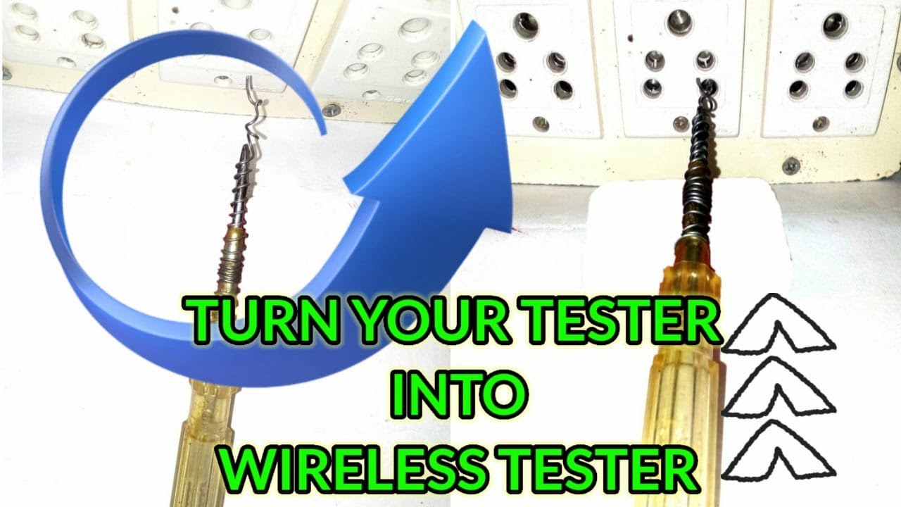 how to make wireless tester at home - YouTube